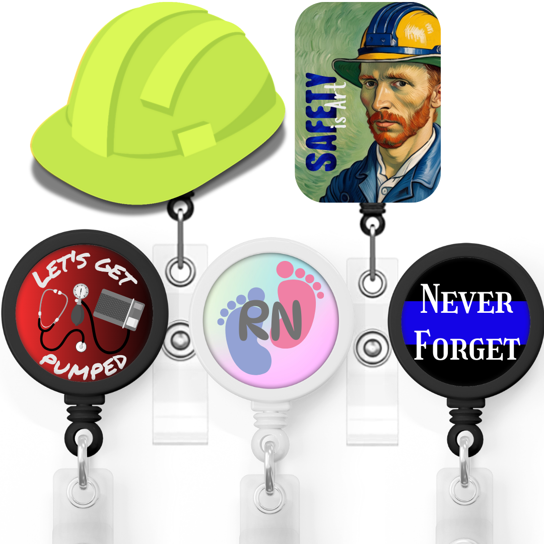 Badge Reels & Lanyards – Vicki's Safety Creations