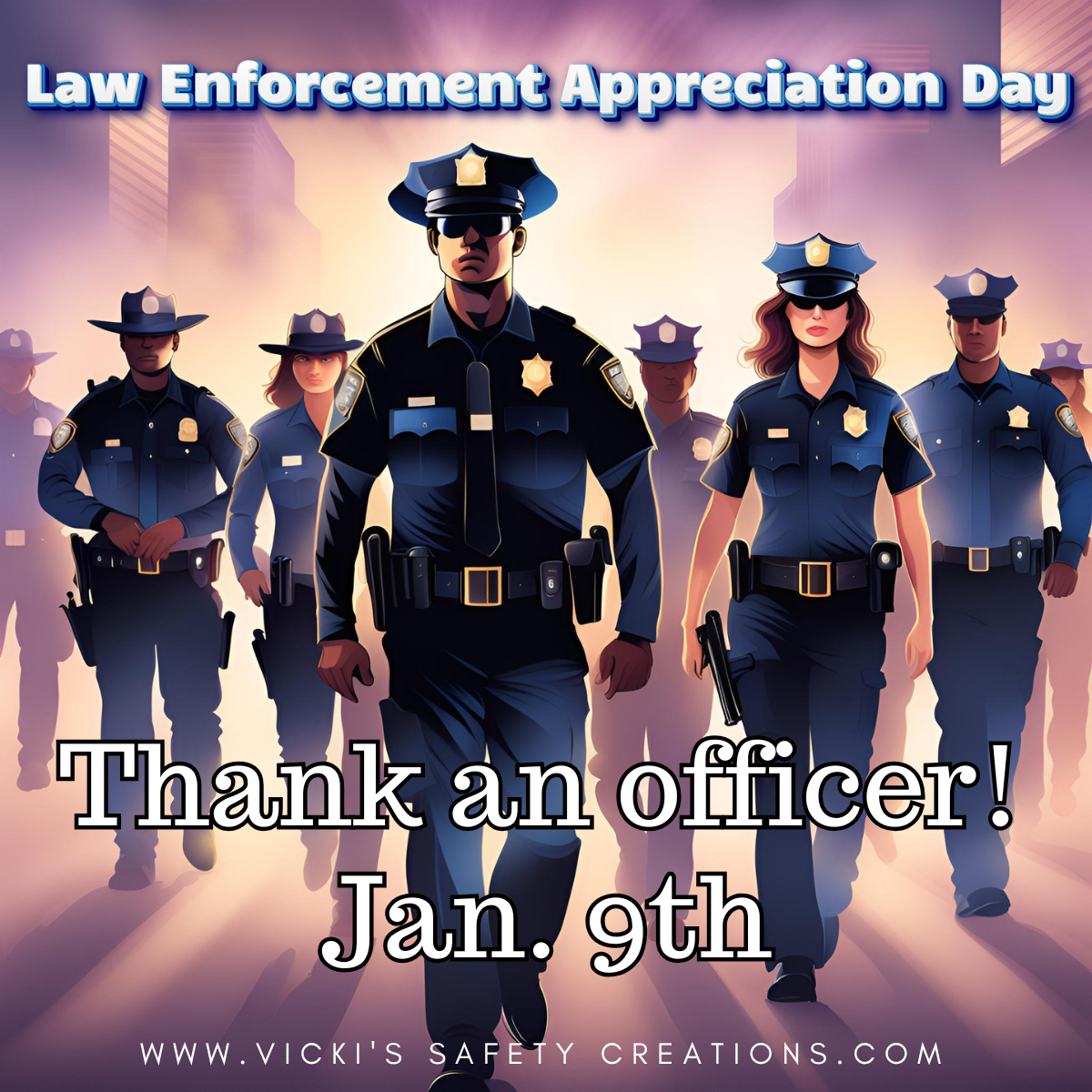 Law Enforcement Appreciation Day – Vicki's Safety Creations