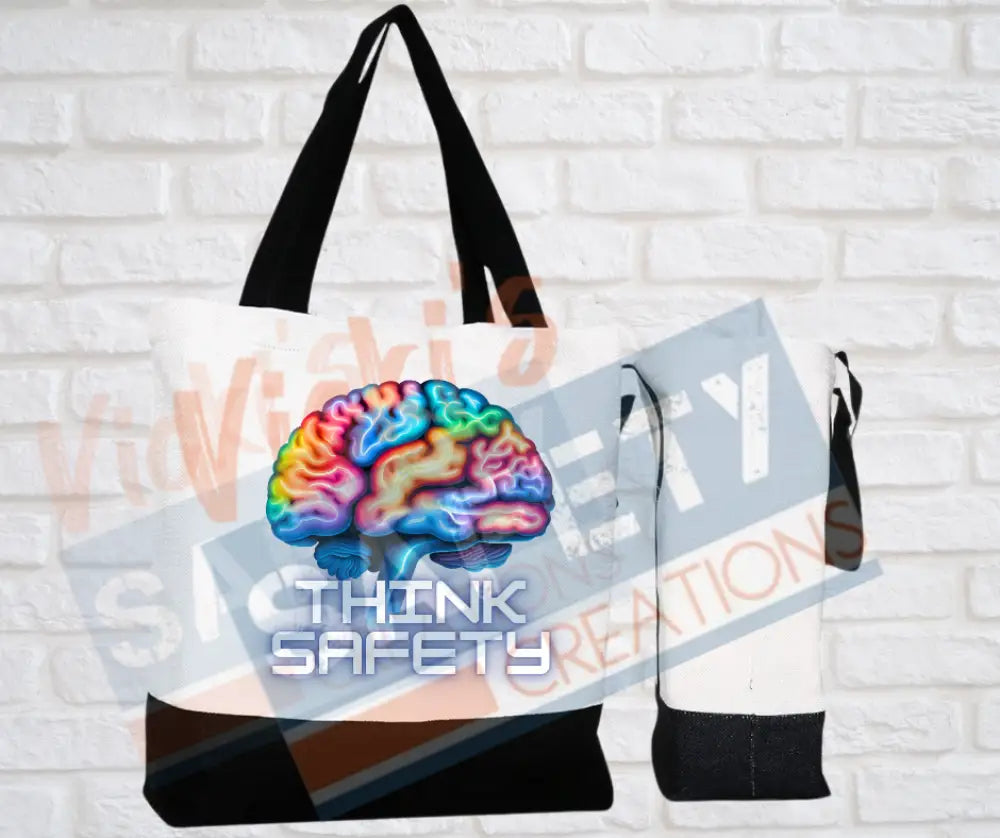 Large Basic Tote-Think Safety – Vicki's Safety Creations
